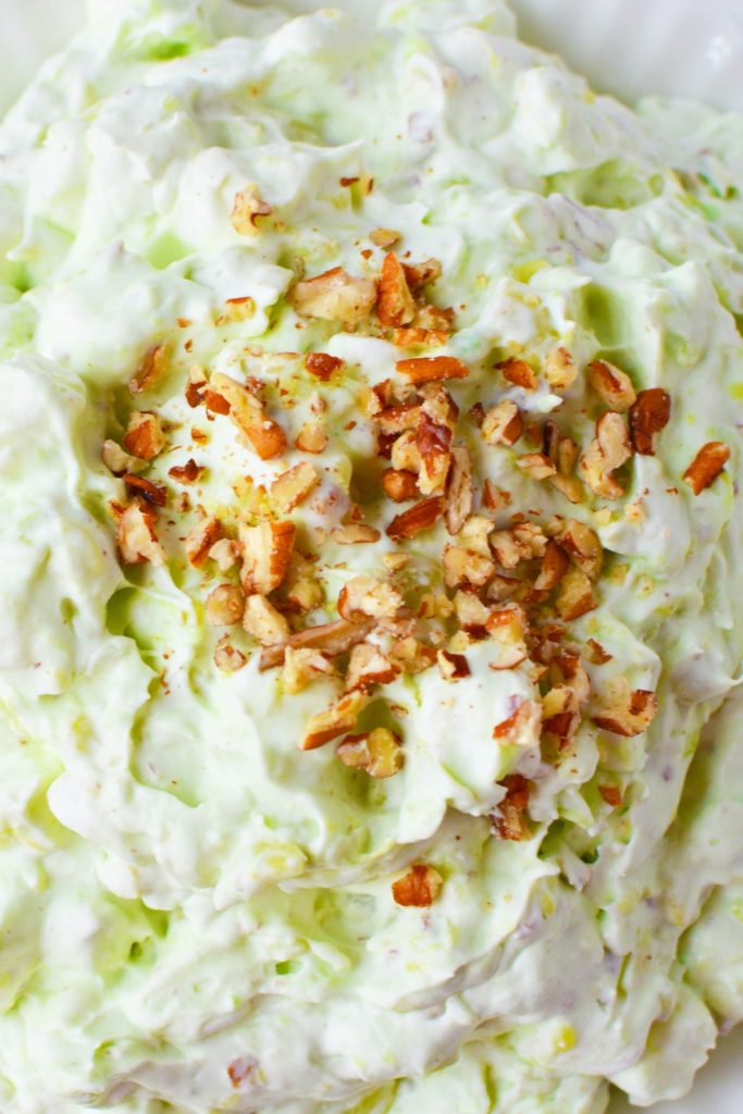 Watergate Salad with Pistachio Pudding and Pineapple | Salty Side Dish