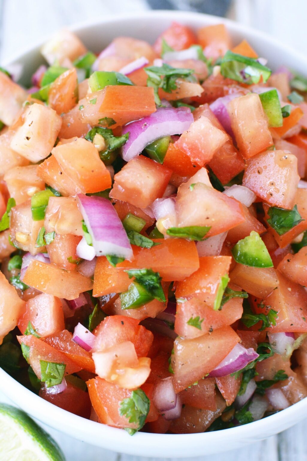 Easy Pico De Gallo - Classic Homemade Tomato Fresca | Salty Side Dish