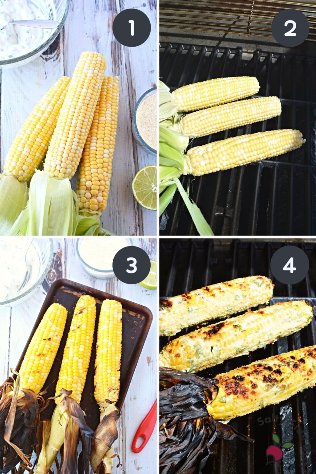 Street Mexican Corn with Parmesan Mayo Topping | Salty Side Dish