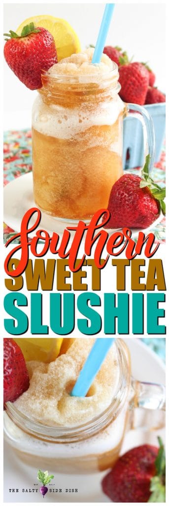 Southern Sweet Tea Slushy | Salty Side Dish