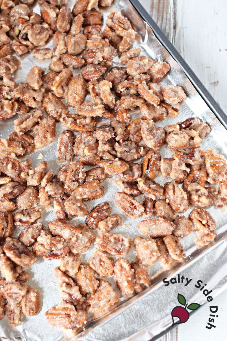 Caramelized Pecans with Cinnamon Sugar - Oven Baked Recipe