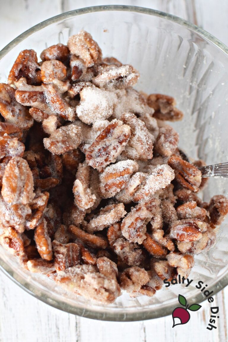 Caramelized Pecans with Cinnamon Sugar - Oven Baked Recipe