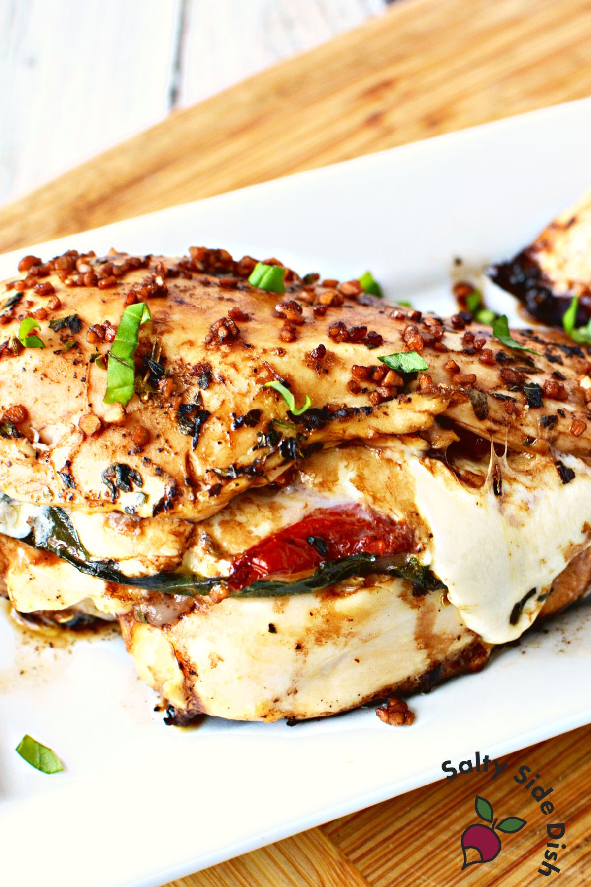 Caprese Stuffed Chicken with Balsamic | 30 Minute Dinner Recipe