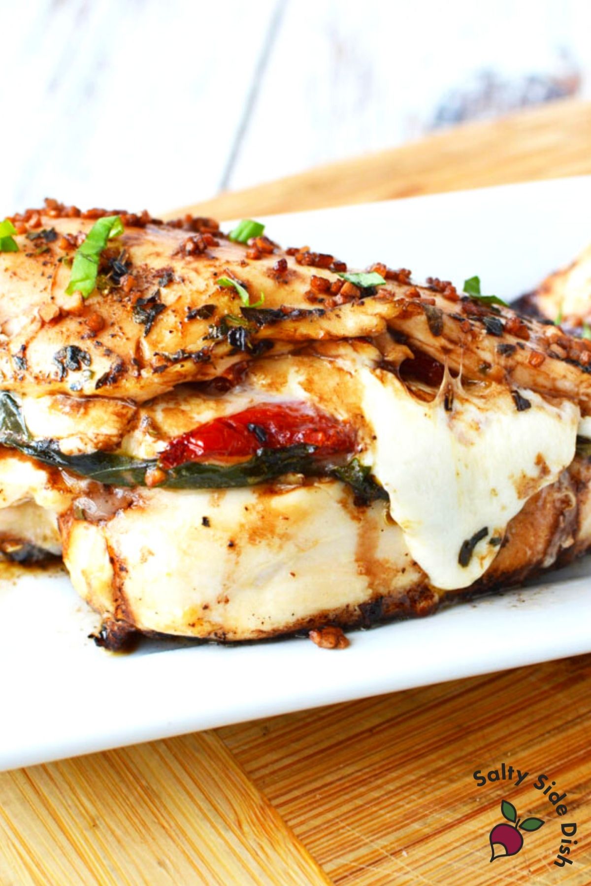 Caprese Stuffed Chicken with Balsamic | 30 Minute Dinner Recipe