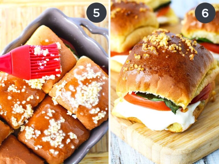 Caprese Sliders with Kings Hawaiian Rolls | Salty Side Dish