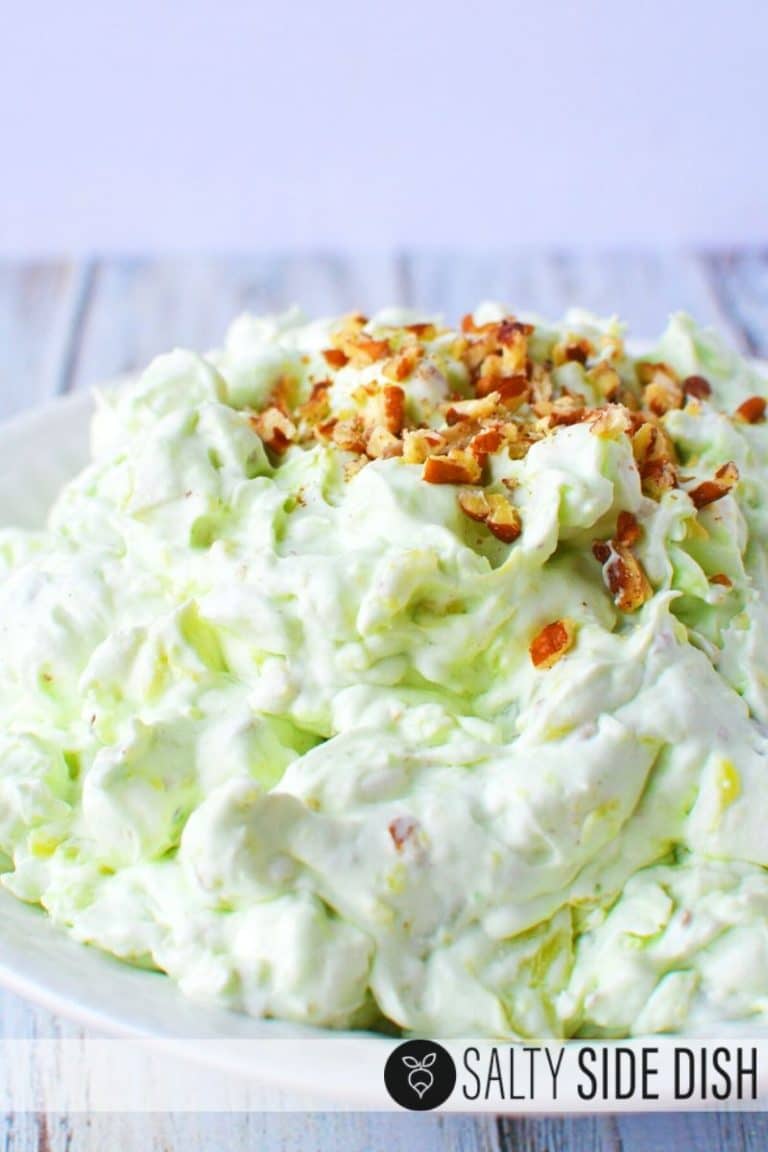 Watergate Salad with Pistachio Pudding and Pineapple | Salty Side Dish ...