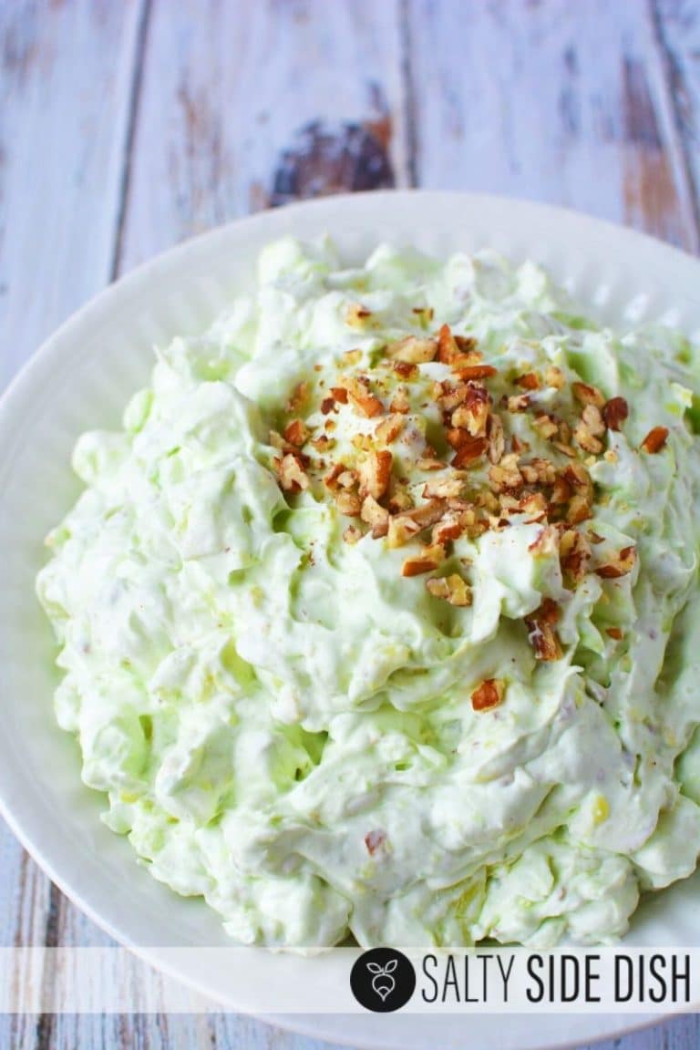 Watergate Salad with Pistachio Pudding and Pineapple | Salty Side Dish ...