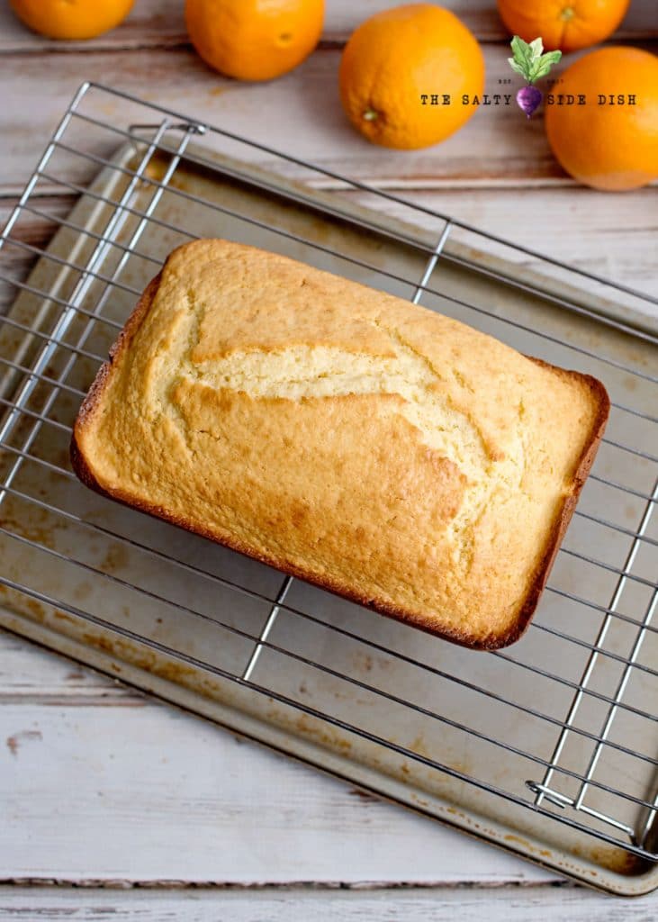 Homemade Orange Bread with Fresh Orange Glaze