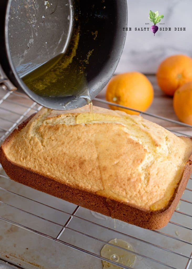 Homemade Orange Bread with Fresh Orange Glaze