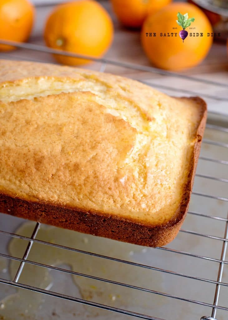 Homemade Orange Bread with Fresh Orange Glaze
