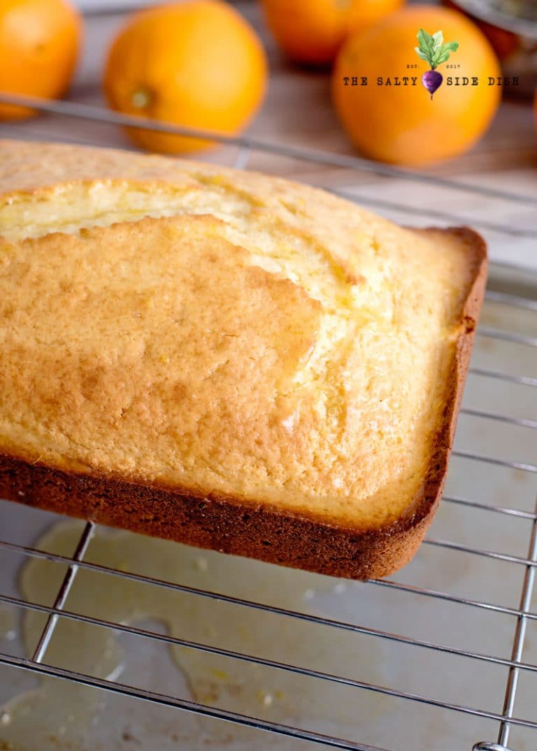 Homemade Orange Bread with Fresh Orange Glaze