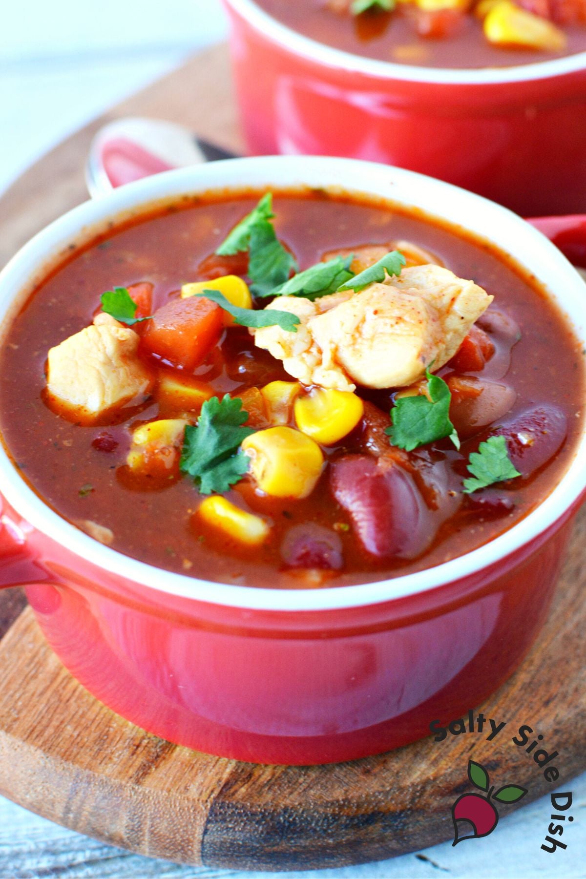 Mexican Chili with Salsa and Chili Beans | Salty Side Dish