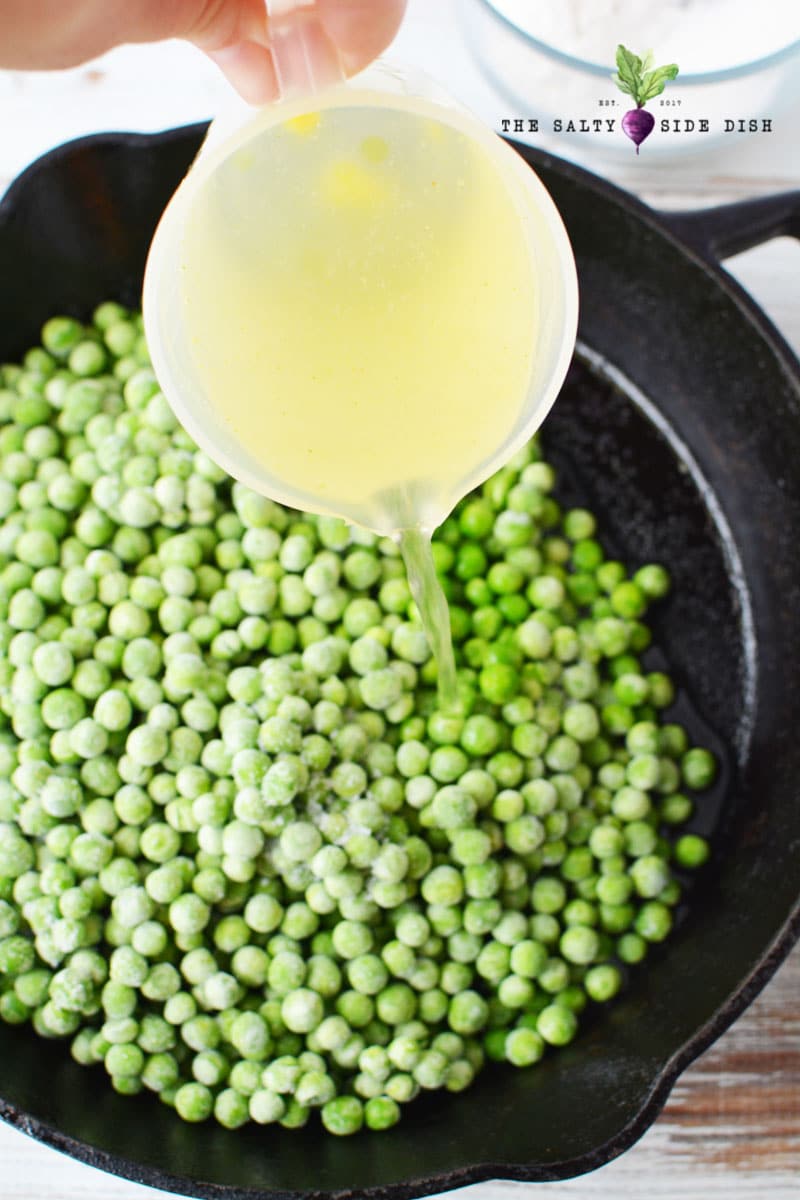 Creamed Peas | Salty Side Dish