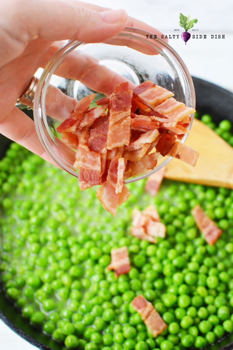 Creamed Peas | Salty Side Dish