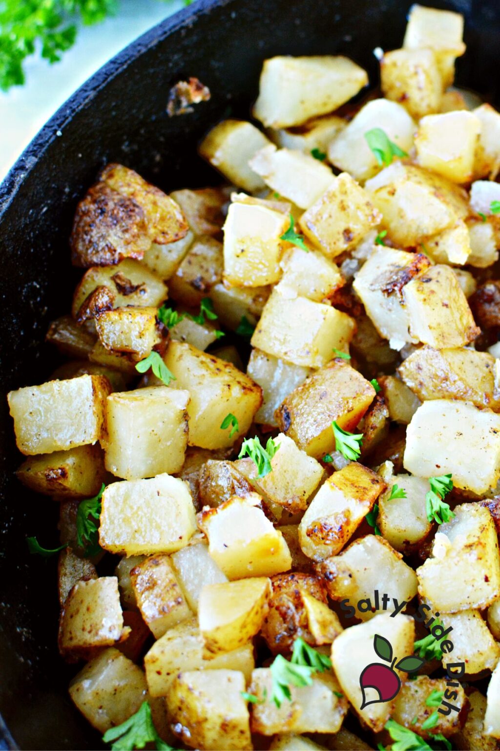 Cowboy Potatoes {Crispy Skillet Fried Country Potatoes}