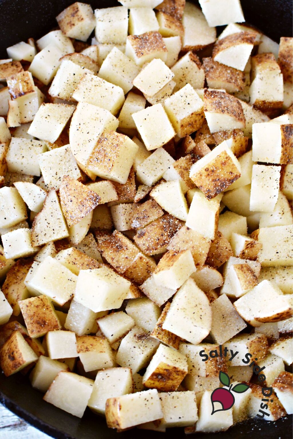 Cowboy Potatoes {Crispy Skillet Fried Country Potatoes}