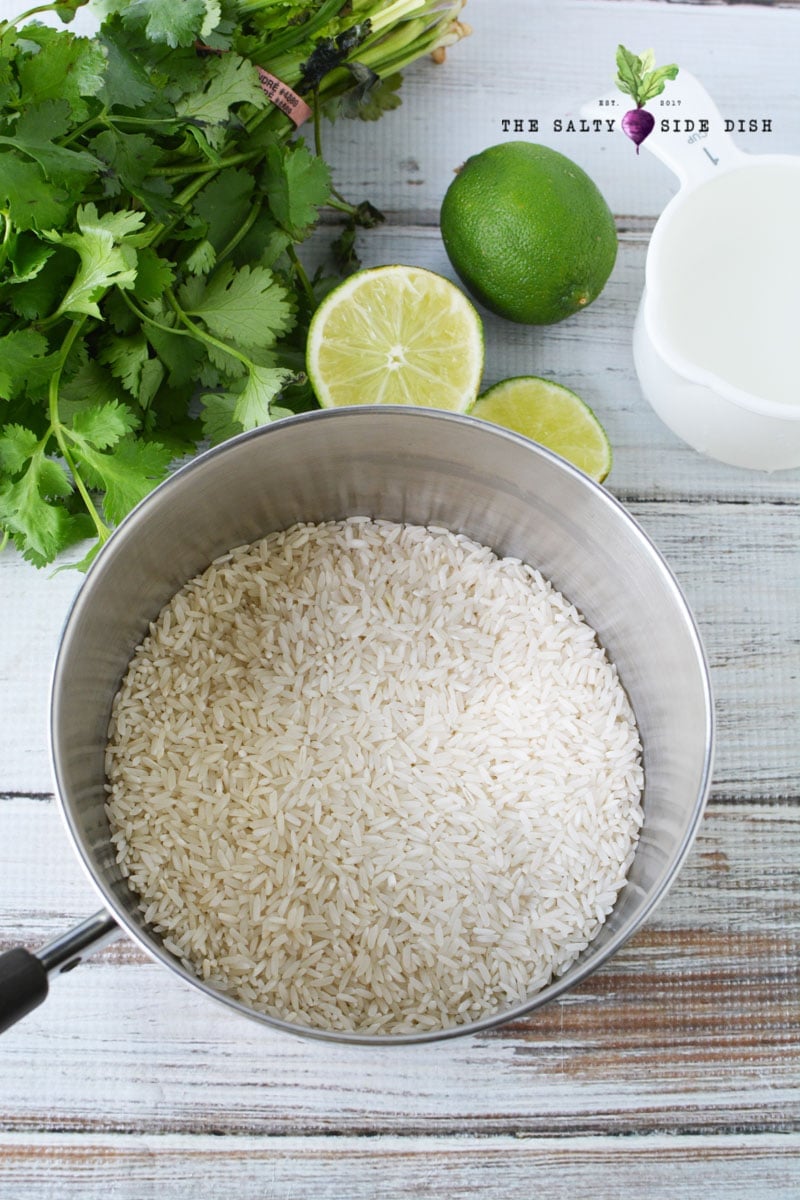 Easy Cilantro Lime Rice with Fresh Cilantro