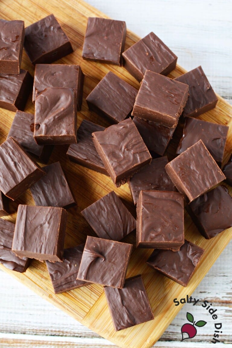 Easy Fudge Recipe (NO FAIL) Only 3 Ingredients! | Salty Side Dish
