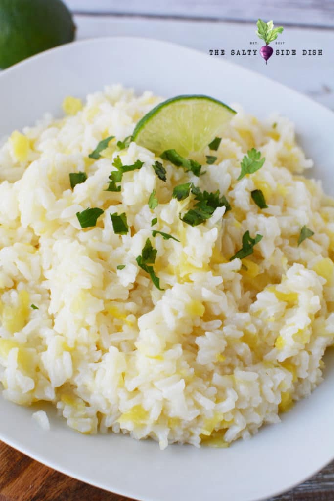 Hawaiian Rice with Crushed Pineapple recipe