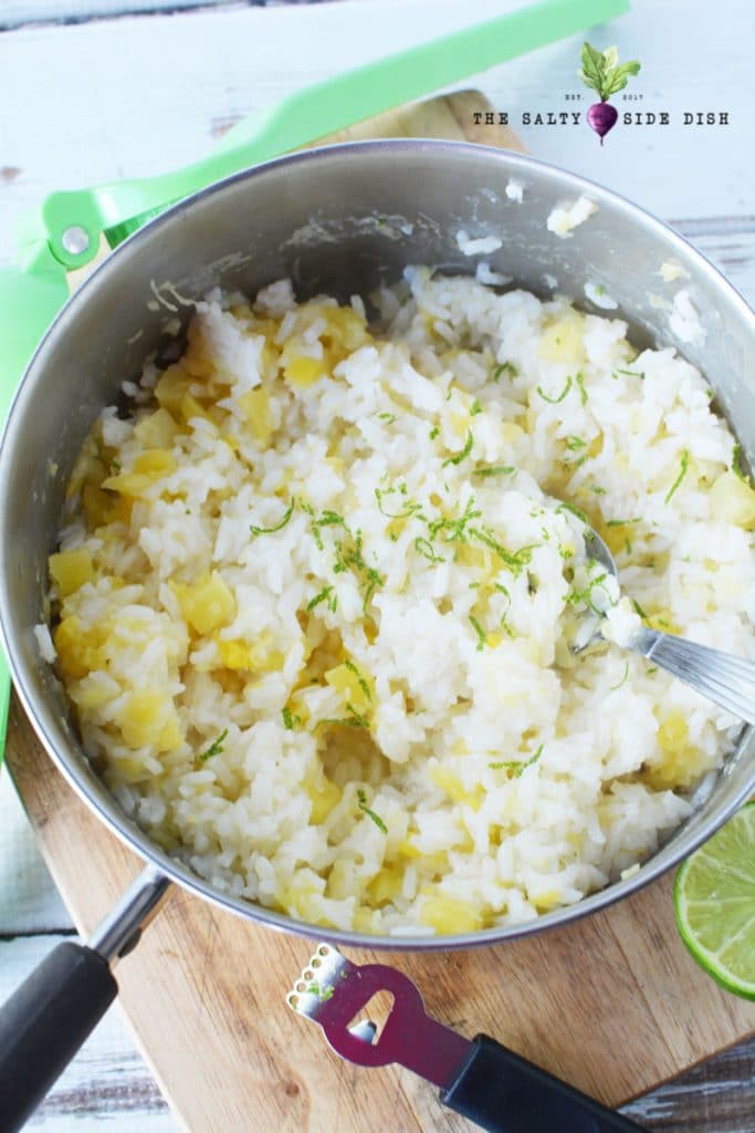Hawaiian Rice with Crushed Pineapple recipe