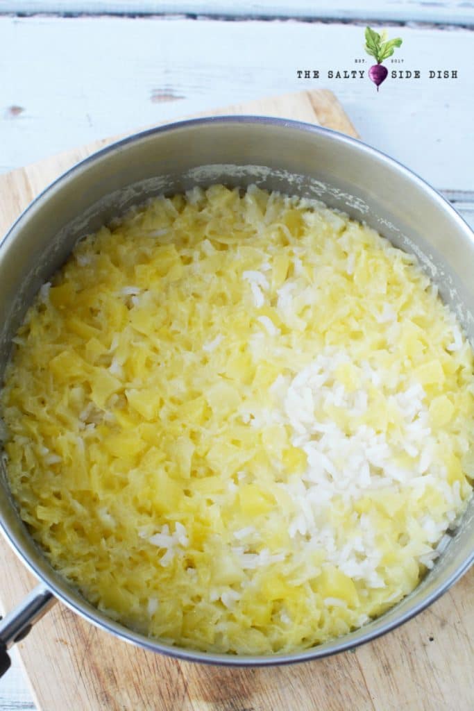Hawaiian Rice with Crushed Pineapple recipe