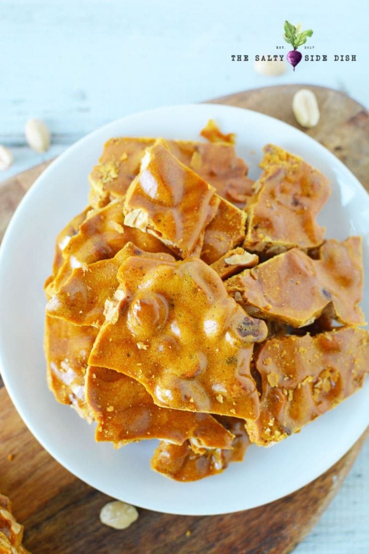 Peanut Brittle in Microwave is SO Incredibly Easy!
