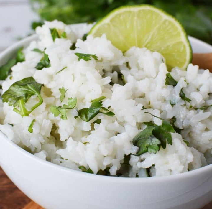 Cilantro Lime Rice with Copycat Chipotle | Salty Side Dish