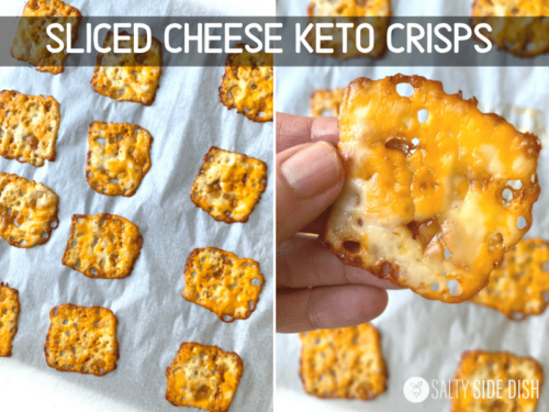 Keto Cheese Crisps Recipe in 5 Minutes | Salty Side Dish