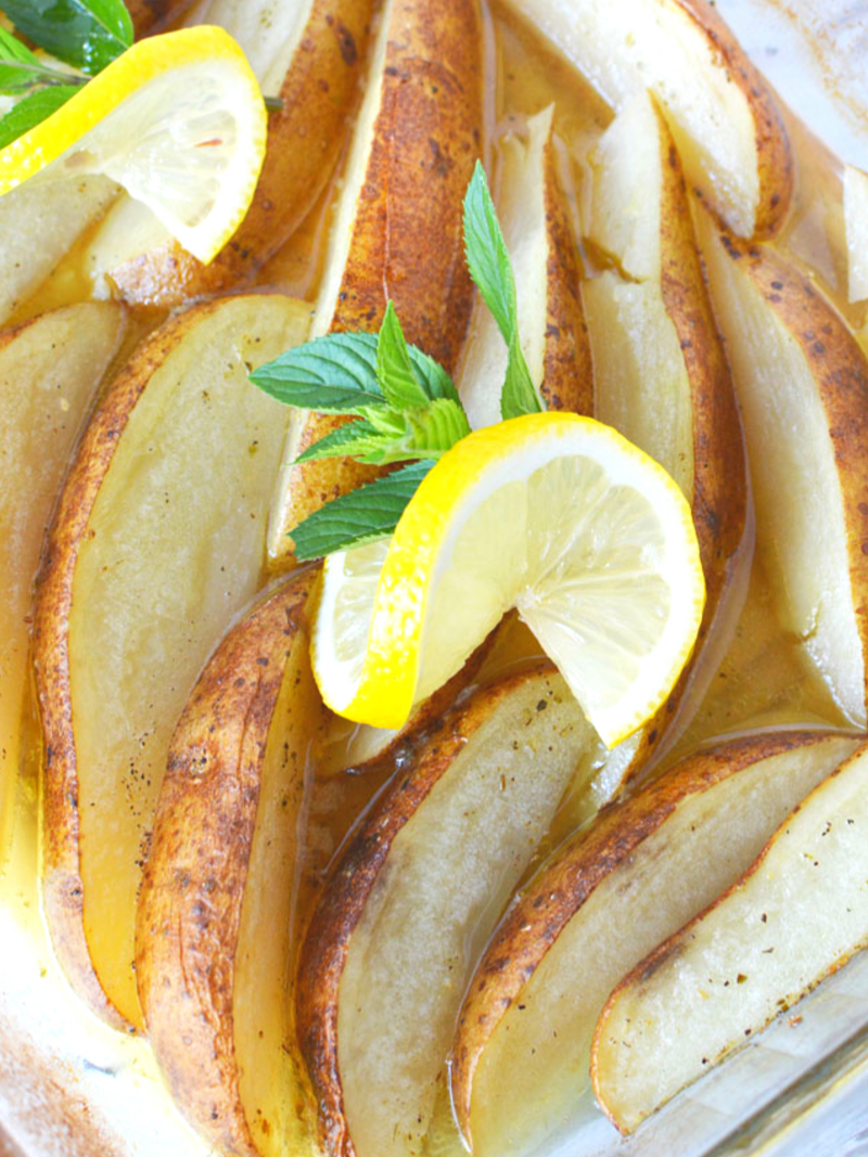 Greek Style Potatoes with Lemon, so Tender and Soft!