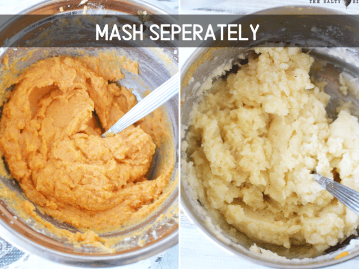 Mashed Sweet Potato and Russet Potato Medley | Salty Side Dish