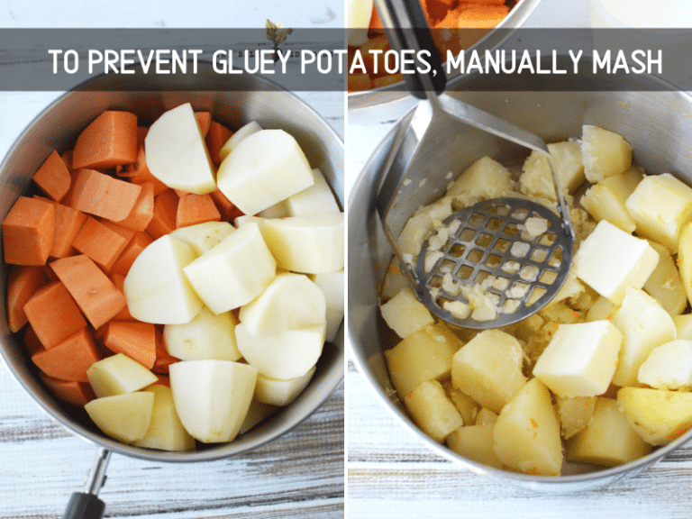 Mashed Sweet Potato and Russet Potato Medley | Salty Side Dish