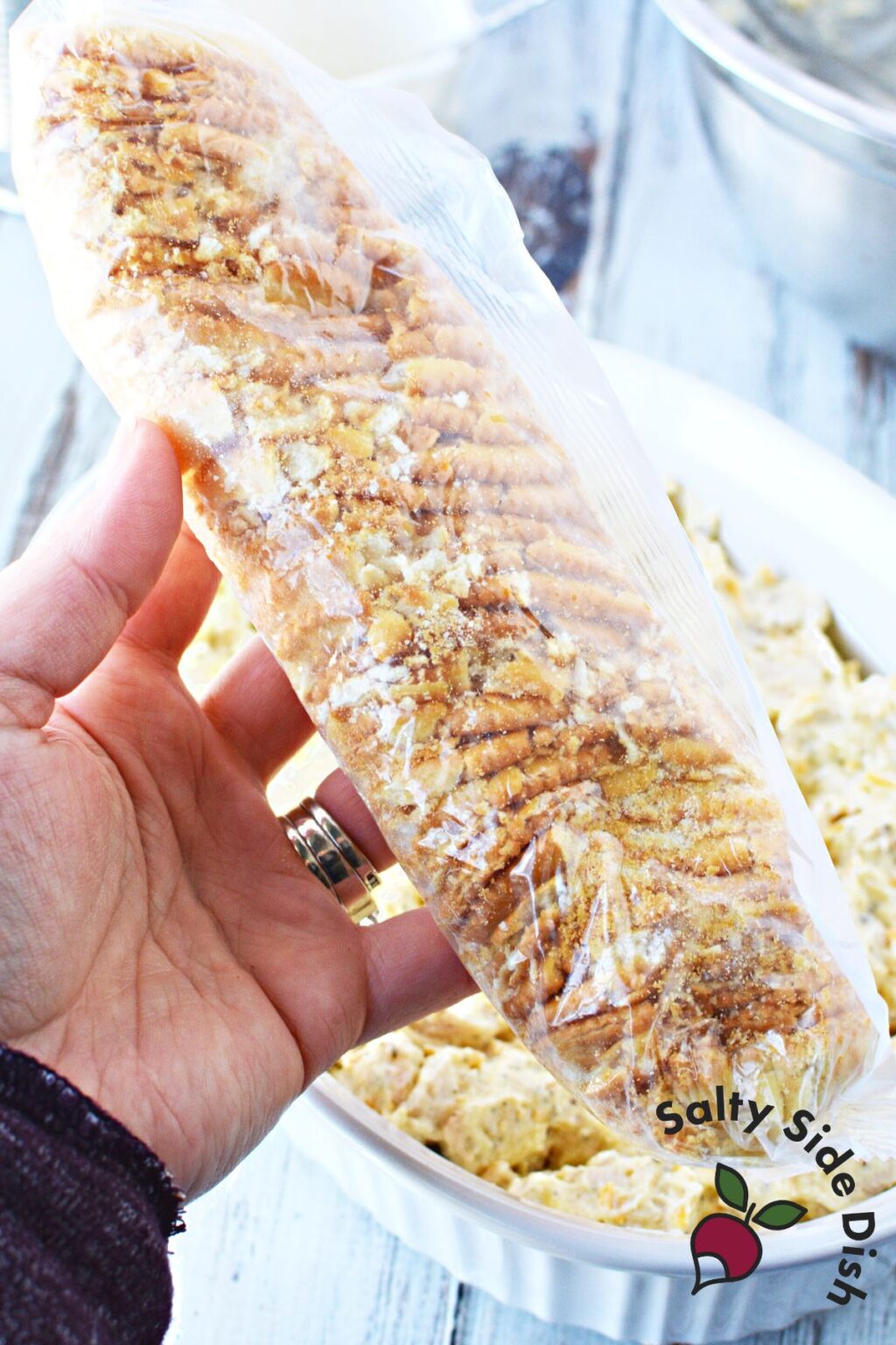 Ritz Cracker Chicken Casserole with the Best Crunchy Topping!