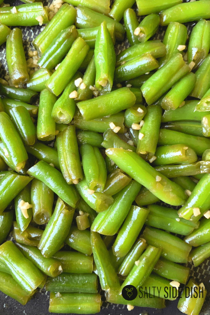 Seasoned Green Beans with Garlic and Butter | Stovetop Skillet
