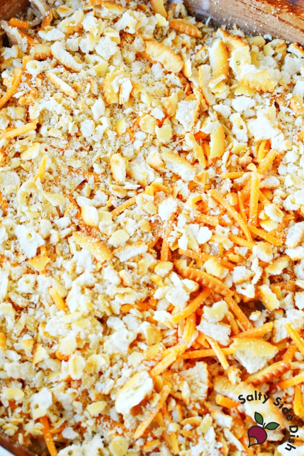 Tuna Casserole with Ritz Cracker Topping | Salty Side Dish