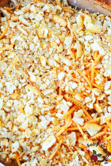 Tuna Casserole with Ritz Cracker Topping | Salty Side Dish