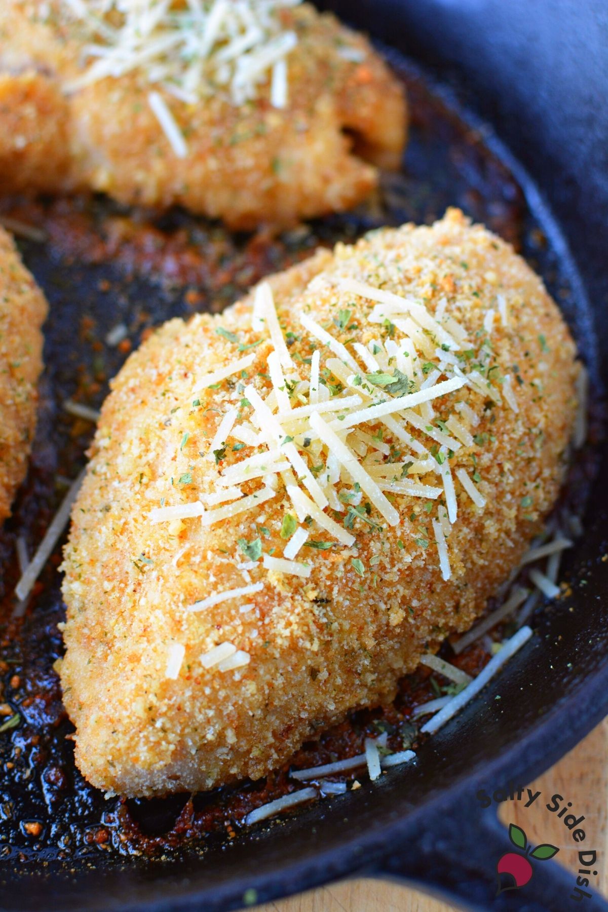Panko Breaded Chicken with Parmesan Cheese | Easy Side Dishes