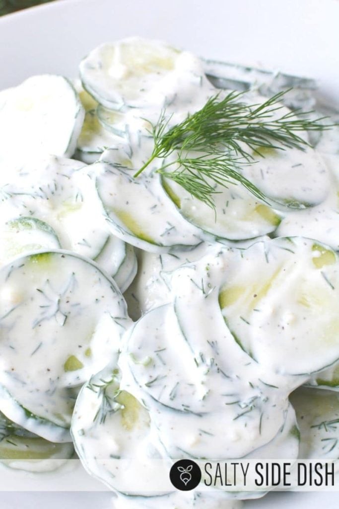 Cucumber Vinegar Salad - Refreshing and Light Side Dish | Salty Side Dish