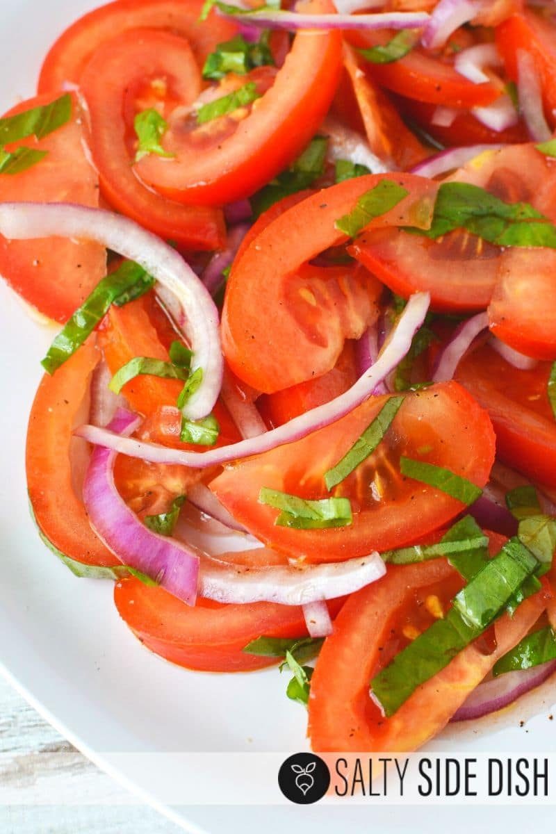 Marinated Tomato Salad with Red Onions | Easy Side Dishes Marinated Tomato Salad with Red Onions | Easy Side Dishes