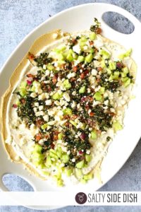 Layered Greek Dip with Hummus and Feta