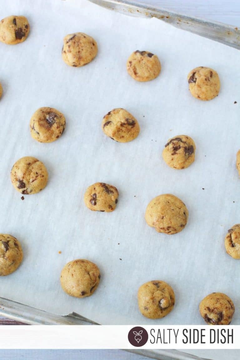 Mini Chocolate Chip Cookies - Bite sized TikTok Hack | Salty Side Dish
