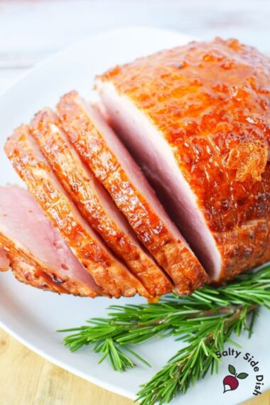 Ninja Foodi Ham with Air Crisp Glaze | Salty Side Dish