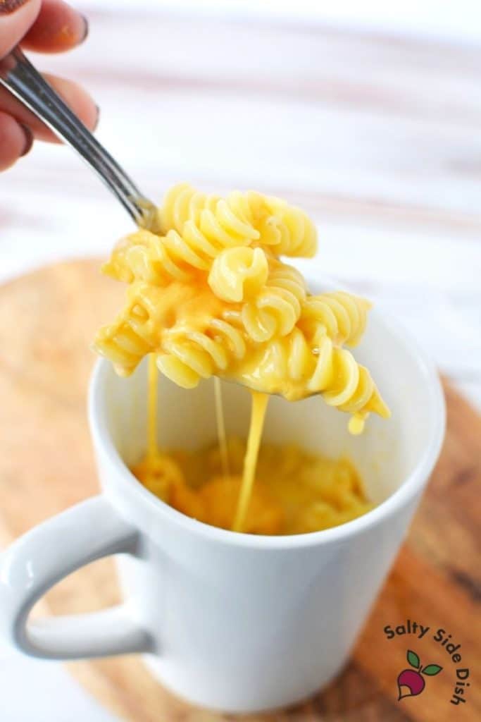 Mac and Cheese in a Mug, Viral TikTok Food Trend! | Salty Side Dish