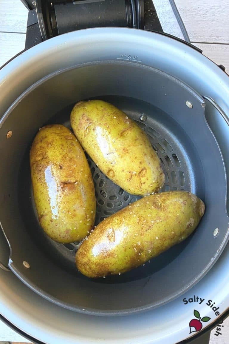 Ninja Foodi Baked Potatoes in Air Fryer | Salty Side Dish