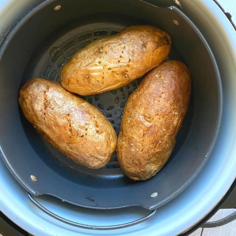 Ninja Foodi Baked Potatoes in Air Fryer | Salty Side Dish
