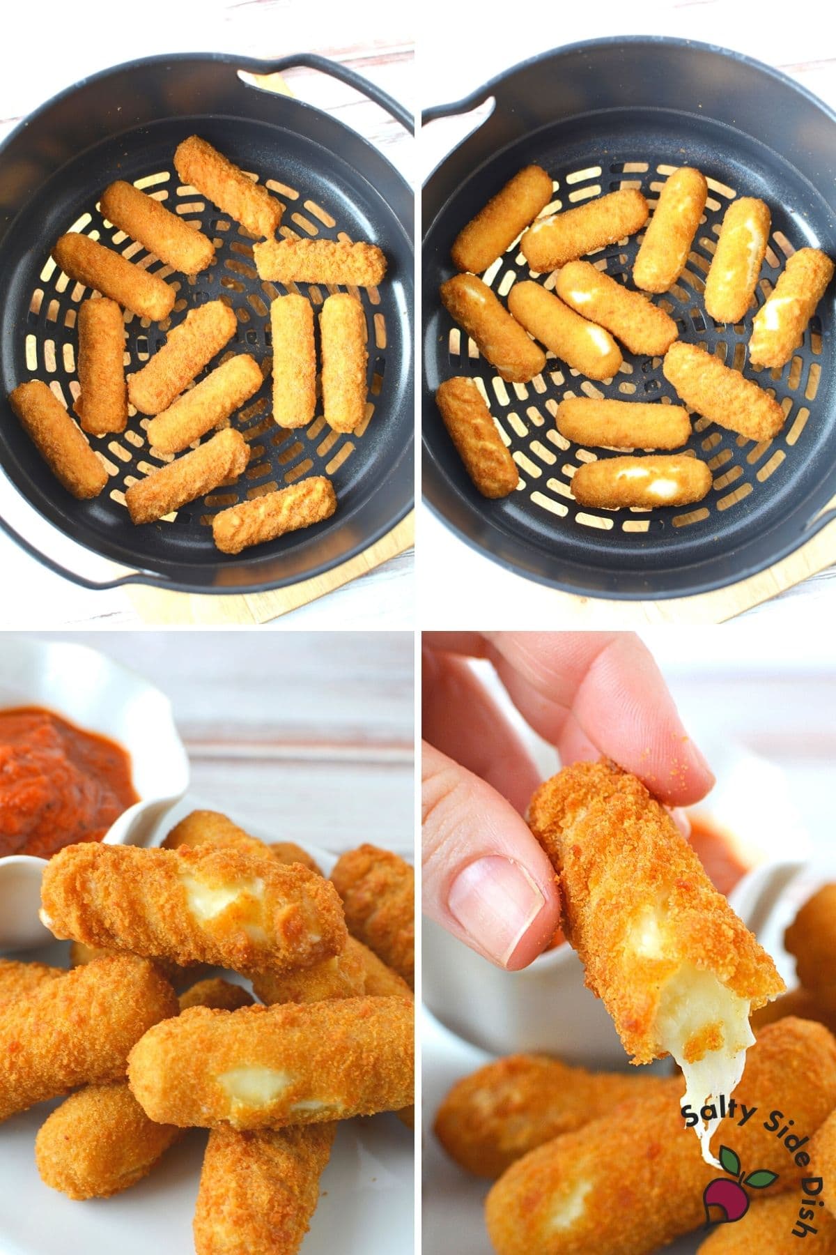 Easy Frozen Mozz Sticks in Air Fryer | Salty Side Dish
