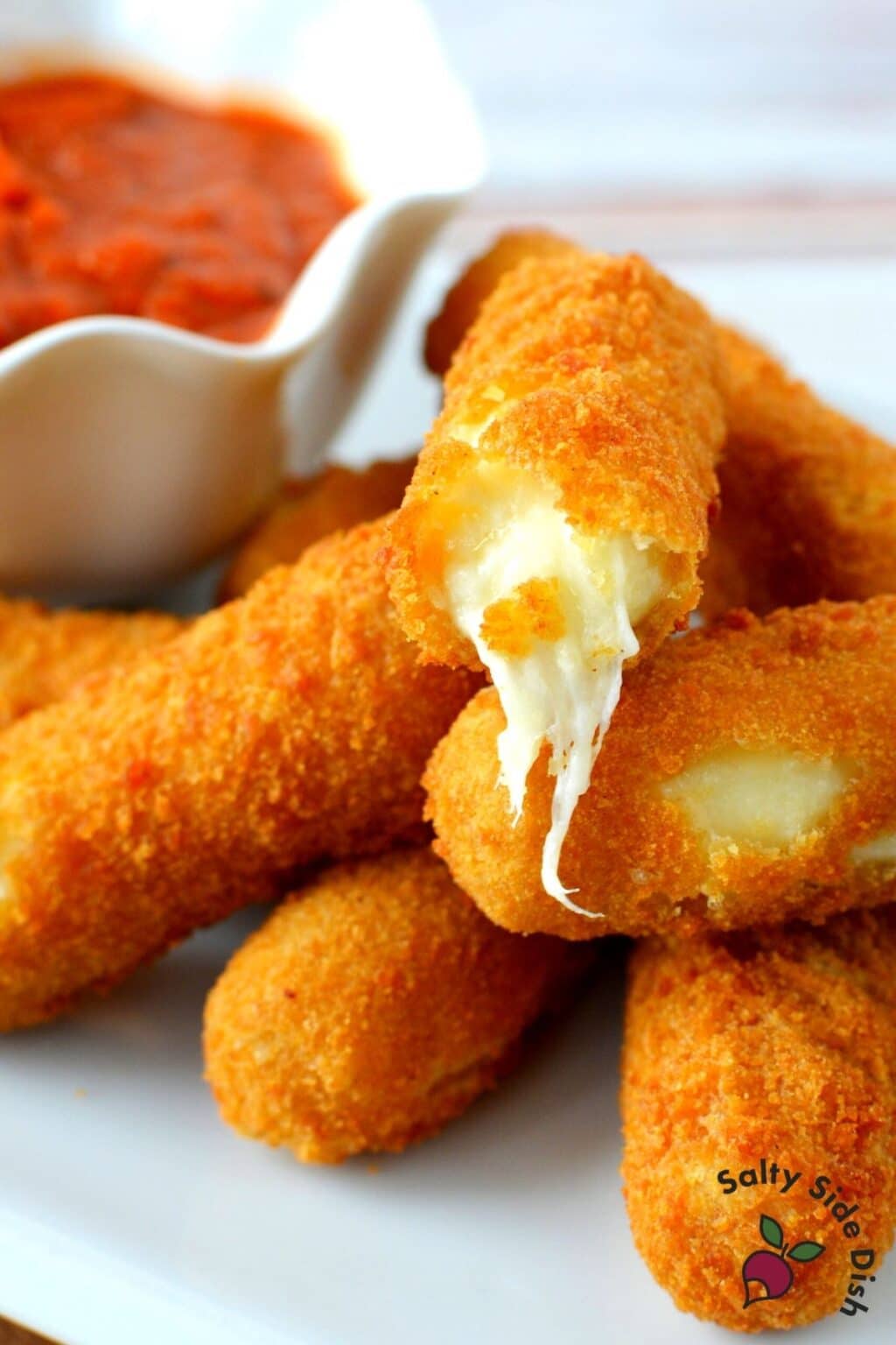 Easy Frozen Mozz Sticks in Air Fryer | Salty Side Dish