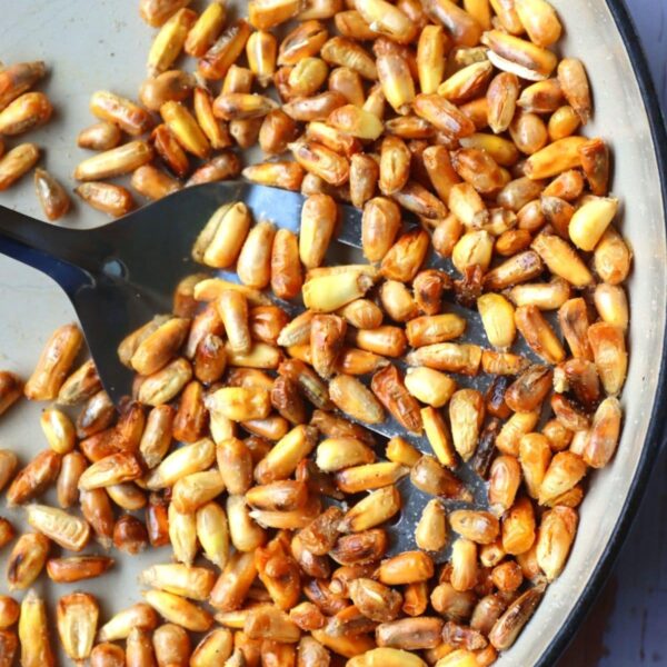 Parched Corn (Trail Mix, Survival & Long Term Storage) | Salty Side Dish