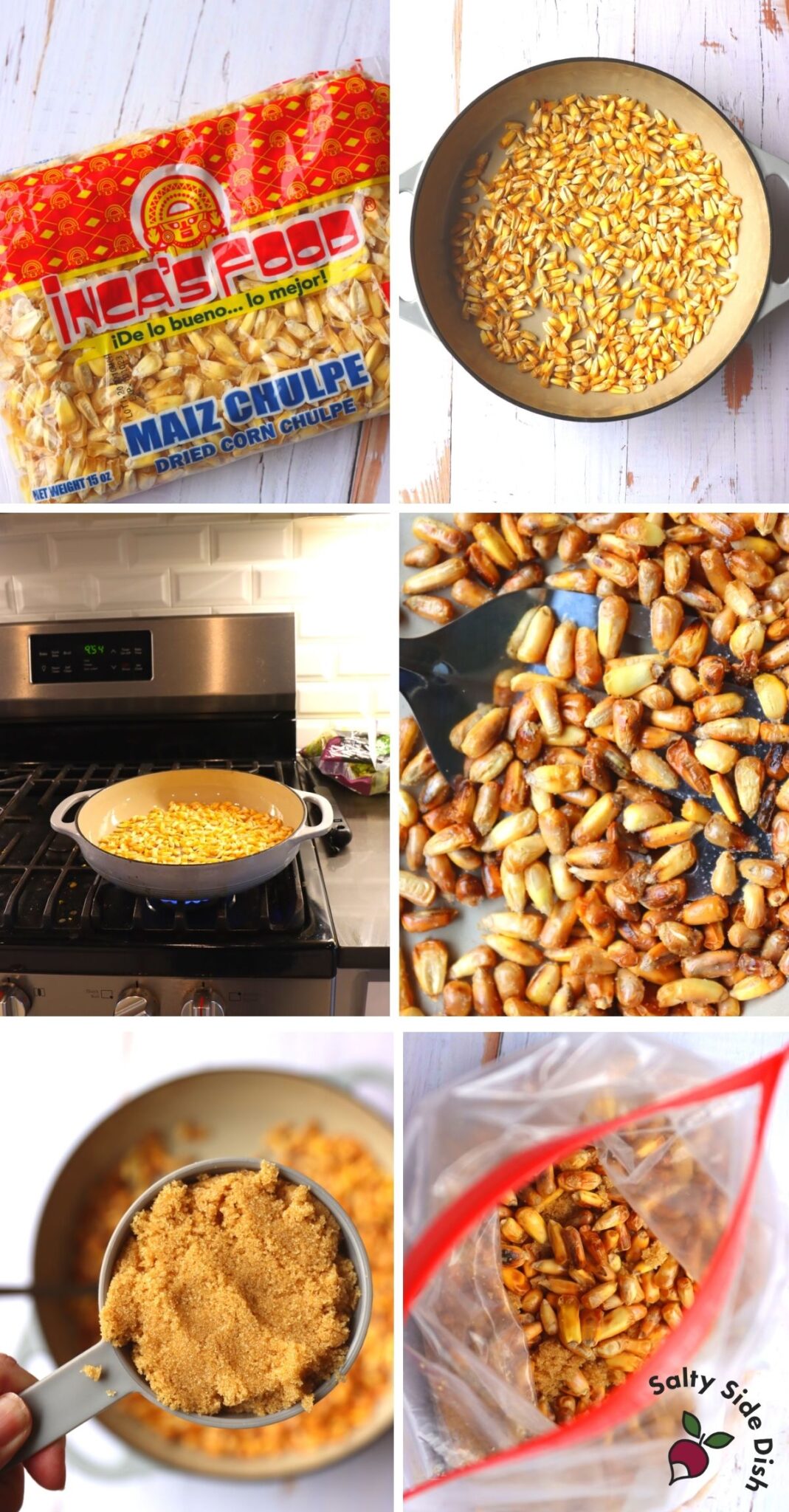 Parched Corn (Trail Mix, Survival & Long Term Storage) | Salty Side Dish