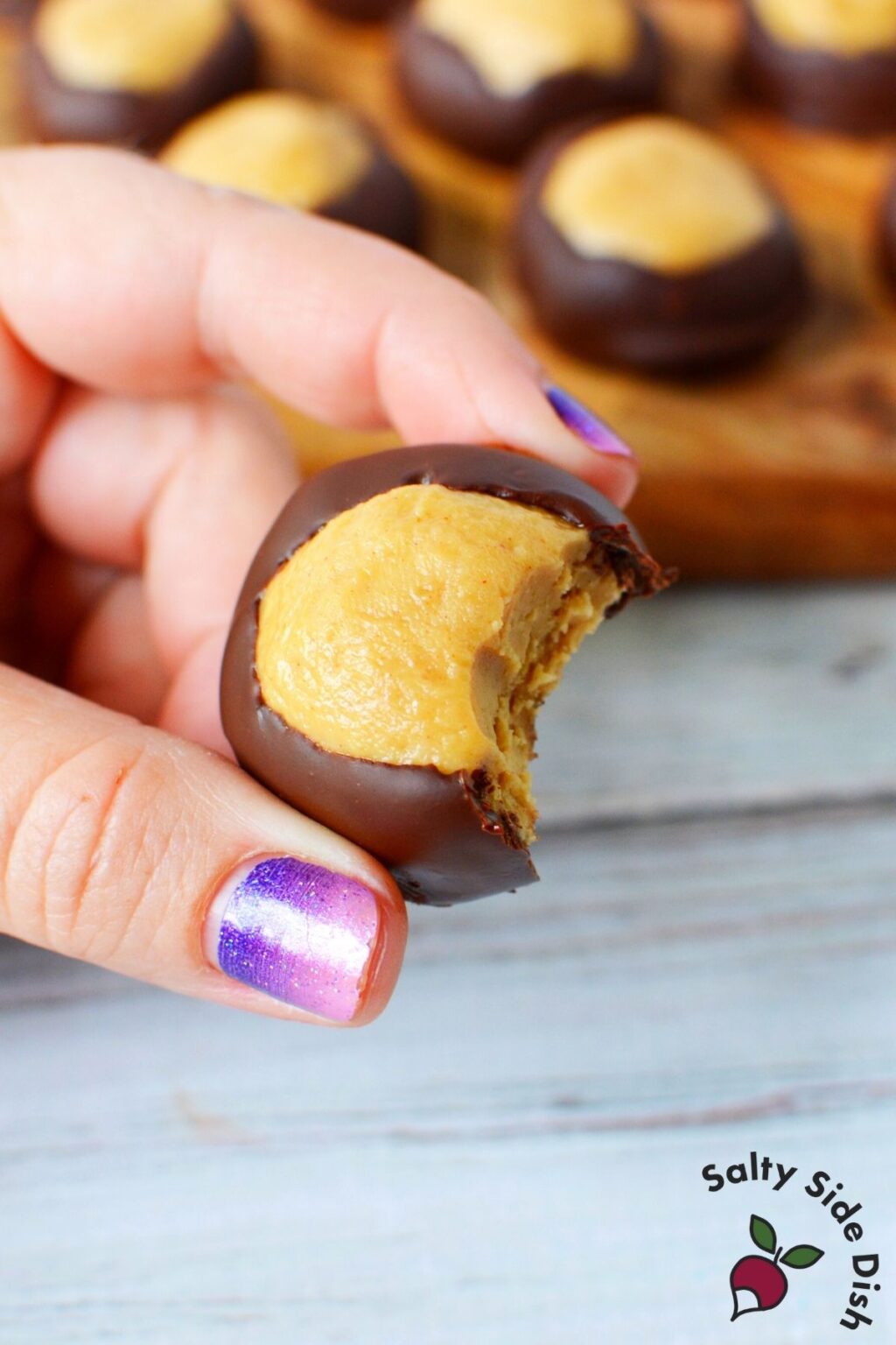 Buckeye Ball Recipe that tastes just like Reese's! | Salty Side Dish