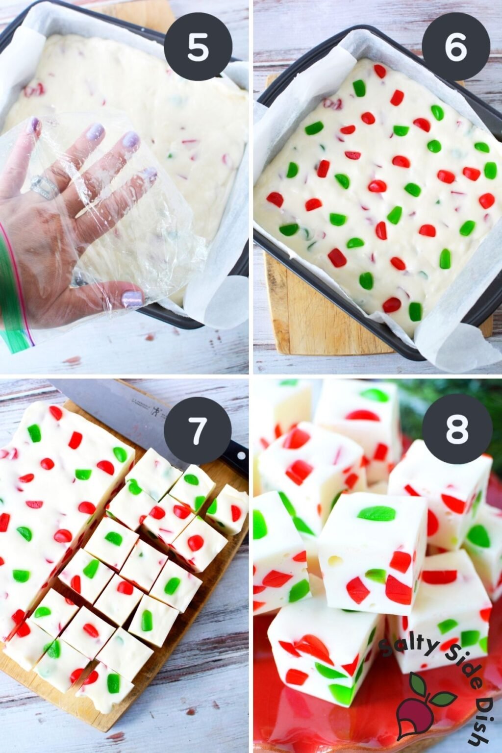 Foolproof Christmas Nougat Gumdrop Candy | Salty Side Dish